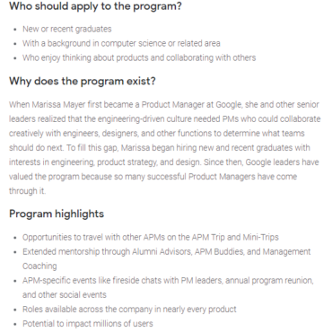 Google APM Program - Accredian Blog