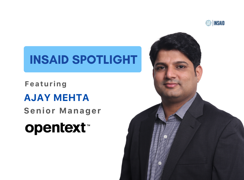 In talks with Ajay from Open Text - Accredian Blog