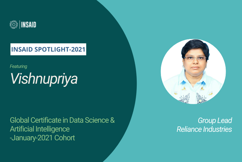 Meet Vishnupriya from Reliance - Accredian Blog