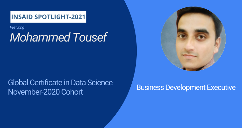 Meet Tousef, an Ex Business Development Executive - Accredian Blog