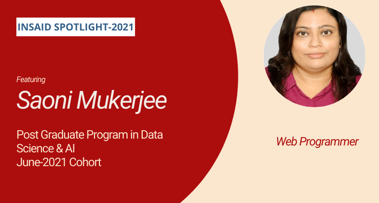 In Conversation with a passionate Web Developer Saoni - Accredian Blog