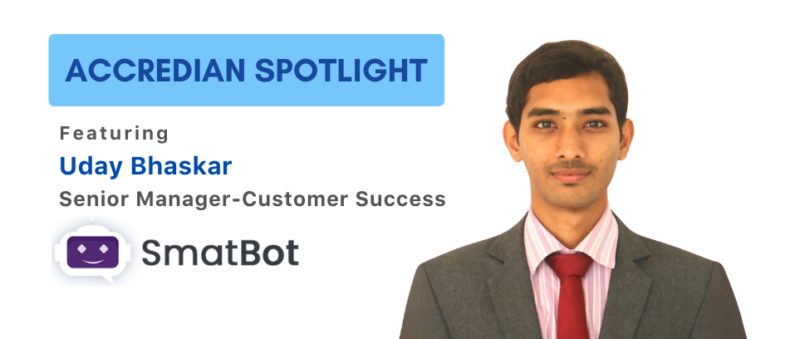 In conversation with Uday from SmatBot - Accredian Blog