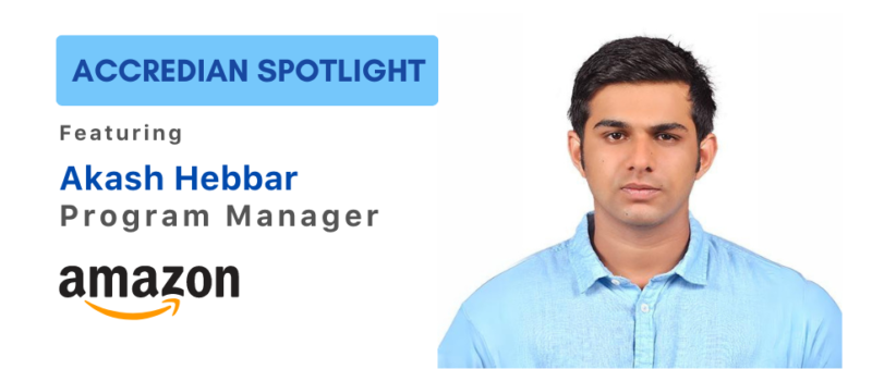 In conversation with Akash from Amazon - Accredian Blog