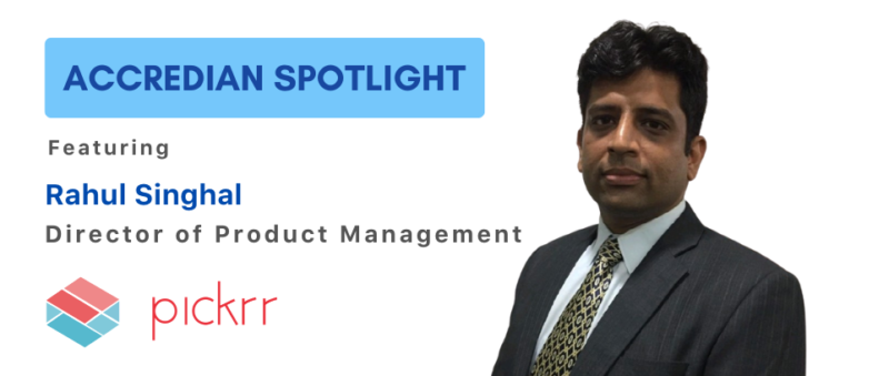 In conversation with Rahul from Pickrr I Accredian Spotlight