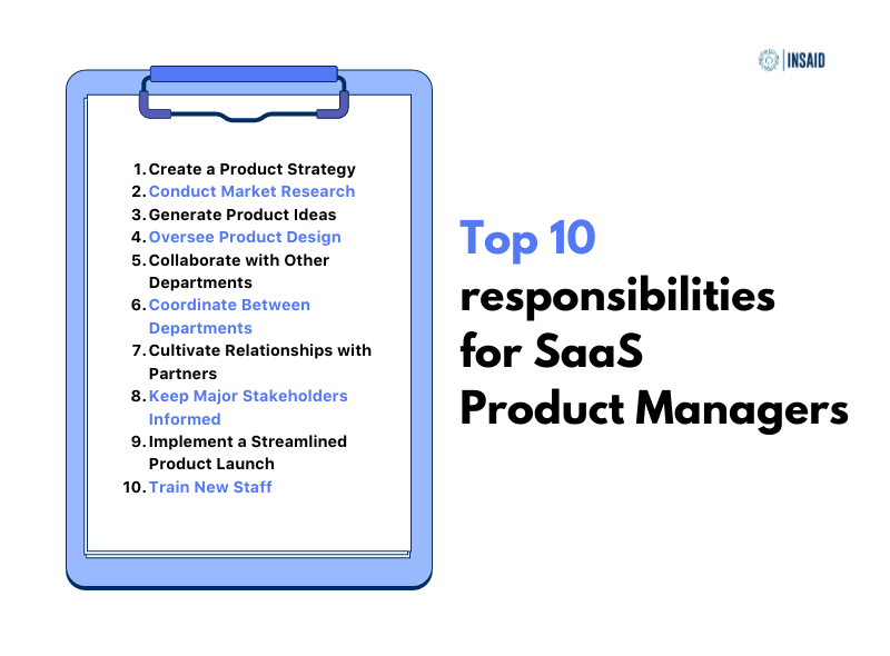 Top 10 responsibilities for SaaS Product Managers - Accredian Blog