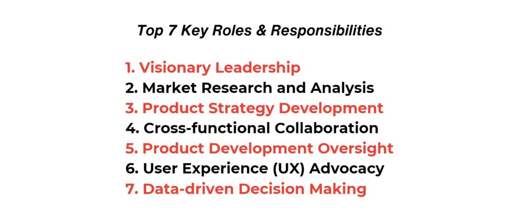 Top 7 Key Roles and Responsibilities of a Dynamic Product Manager ...