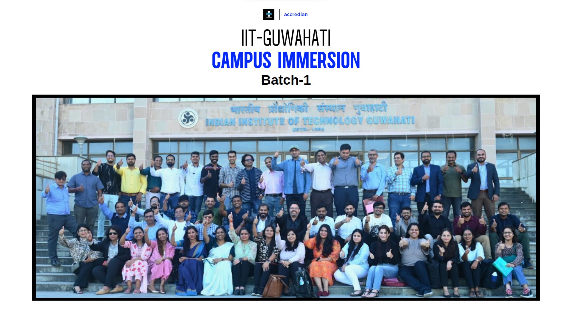 The 2-Day IIT-Guwahati Campus Immersion by Accredian - Accredian Blog